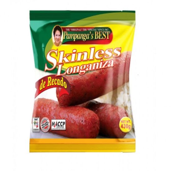 Almaya. Pampanga'S Frozen Boneless Skinless Longganisa 430gm